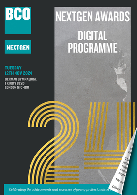 BCO NextGen Awards 2024 - BCO - British Council for Offices